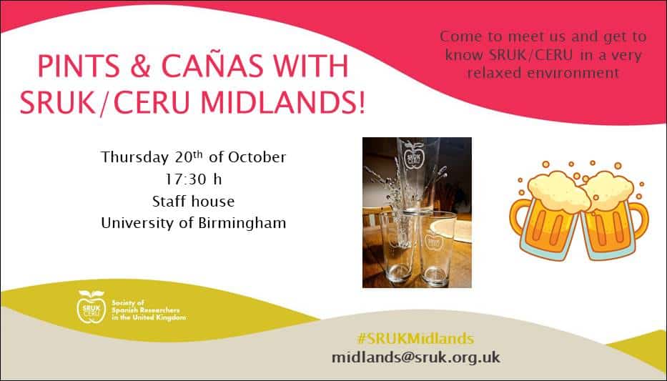 Pints & Cañas with SRUK Midlands - Society of Spanish Researchers in ...