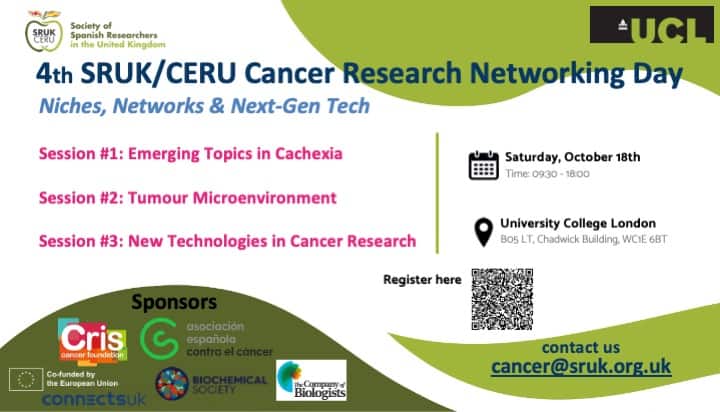 IV SRUK/CERU Cancer Research Networking Seminar: “Niches, Networks ...